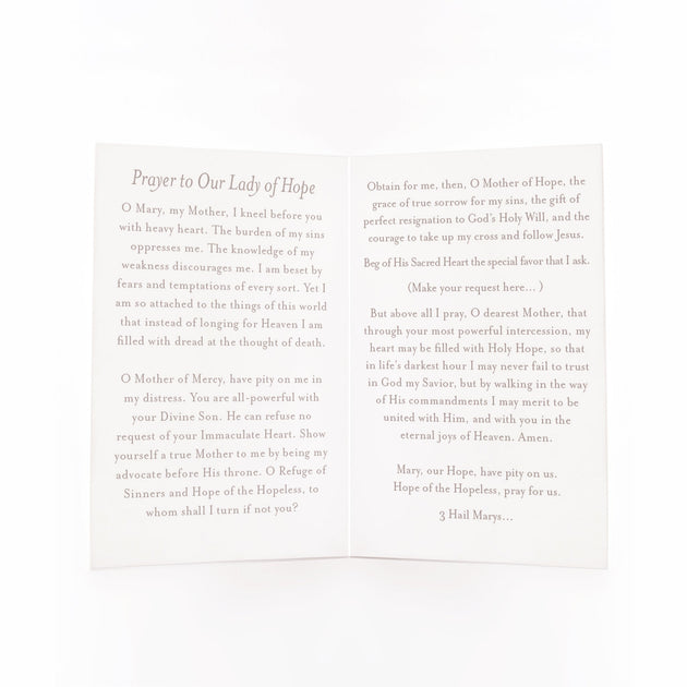 Our Lady of Hope Prayer Card | Pray for Us – Crossroads Collective