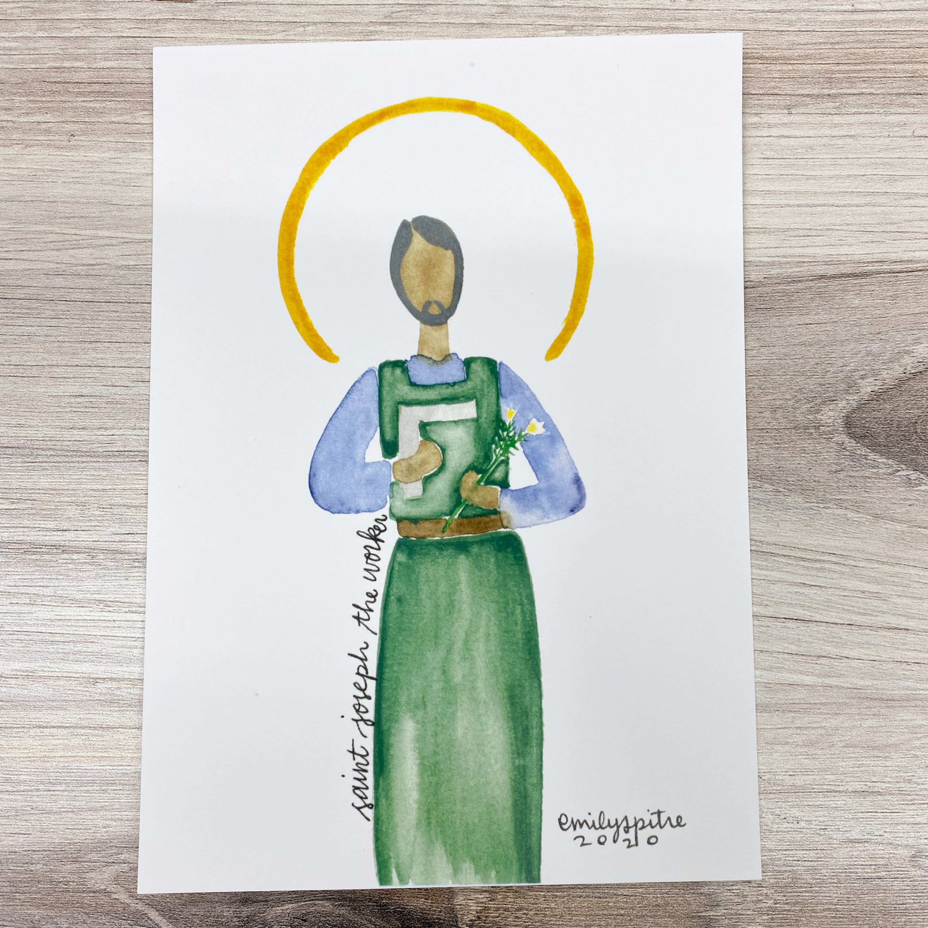 St. Joseph the Worker Print – Crossroads Collective