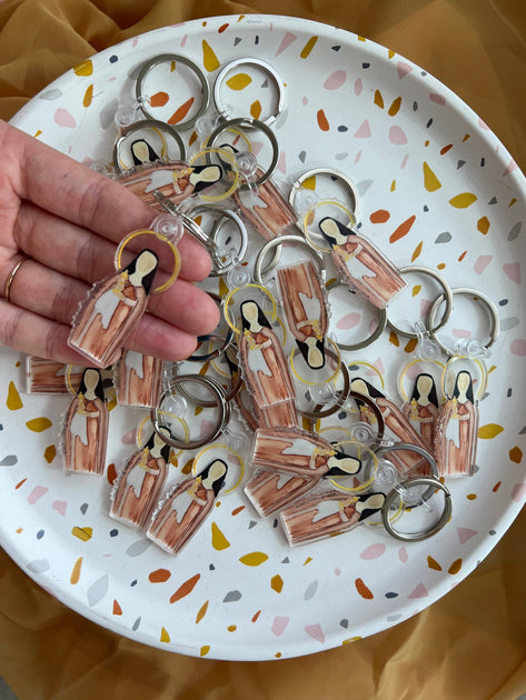 St. Clare of Assisi Keychains – Crossroads Collective