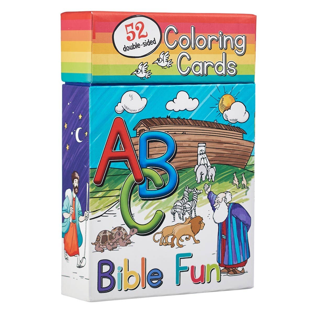 Coloring Cards Boxed 52 ABC Bible Fun for Kids – Crossroads Collective