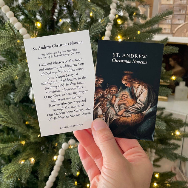 St. Andrew Christmas Novena Prayer Cards – Crossroads Collective