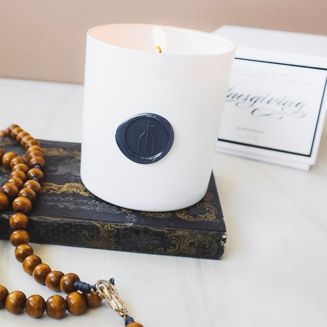 Almsgiving Candle: Give Alms (Incense) – Crossroads Collective