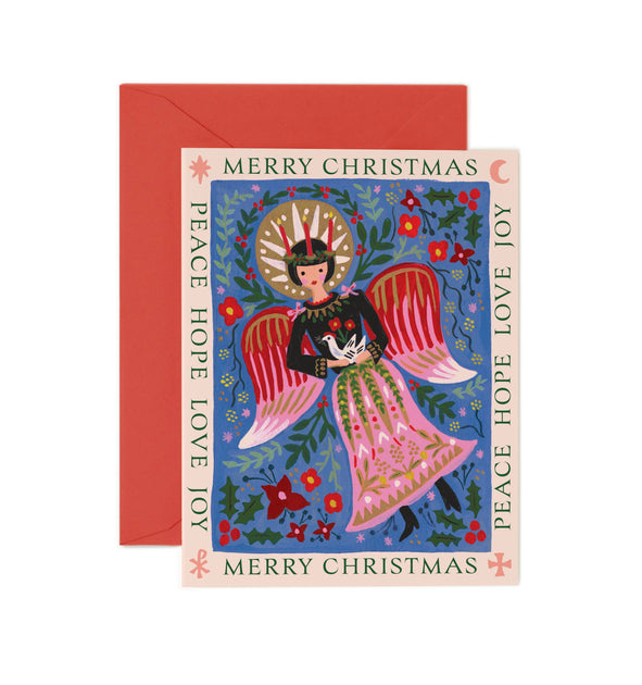Lucia Angel Christmas Card – Crossroads Collective