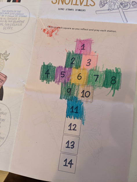 Stations of the Cross Jumbo Activity Sheet - Pack of 3 – Crossroads ...