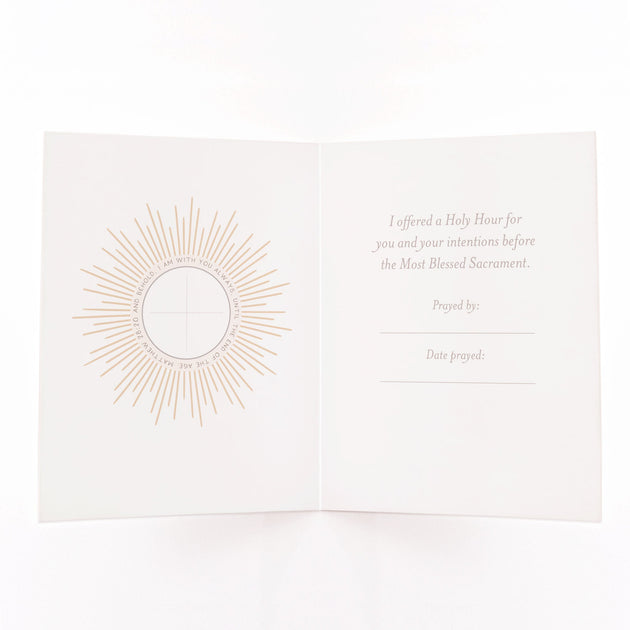 Holy Hour Card | Blue – Crossroads Collective