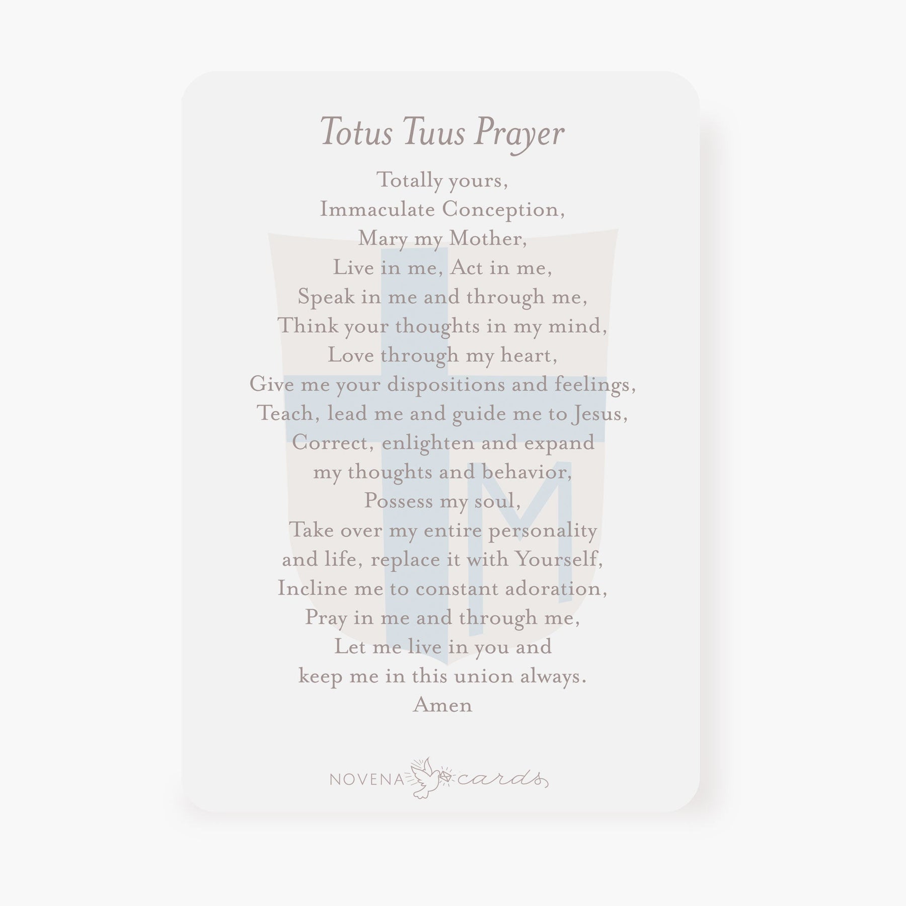 St. John Paul II Prayer Card | Banner Design | Beige – Crossroads ...