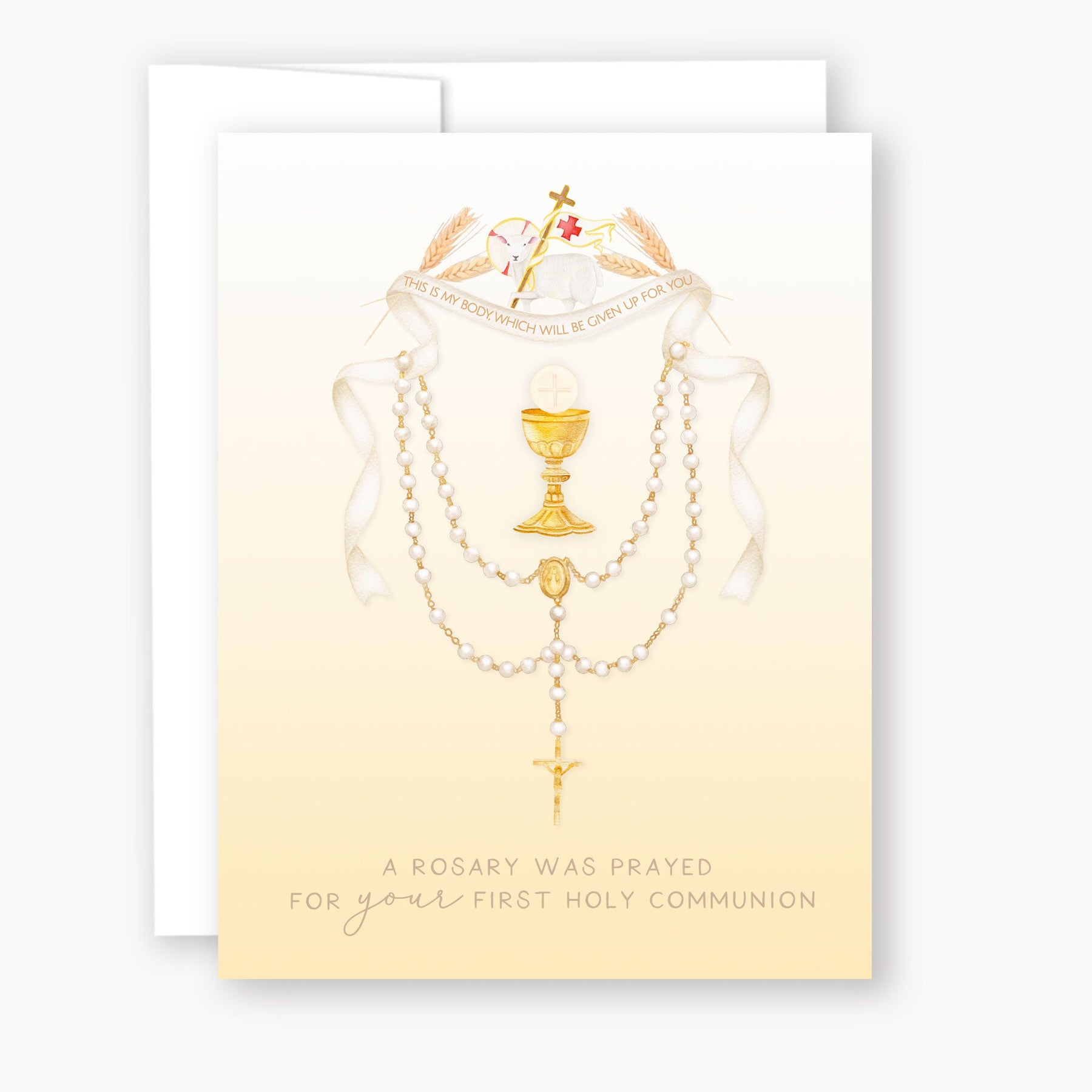 Rosary Card | Sacrament | First Holy Communion – Crossroads Collective