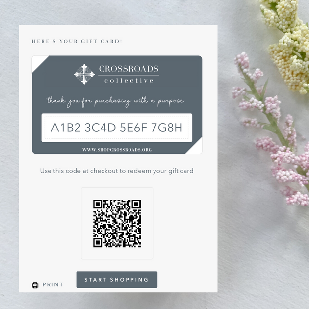 Digital Gift Card – Crossroads Collective
