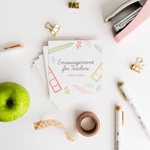 Encouragement for Teachers Verse Cards – Crossroads Collective