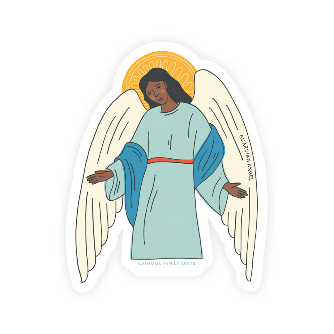 Guardian Angel Sticker – Crossroads Collective