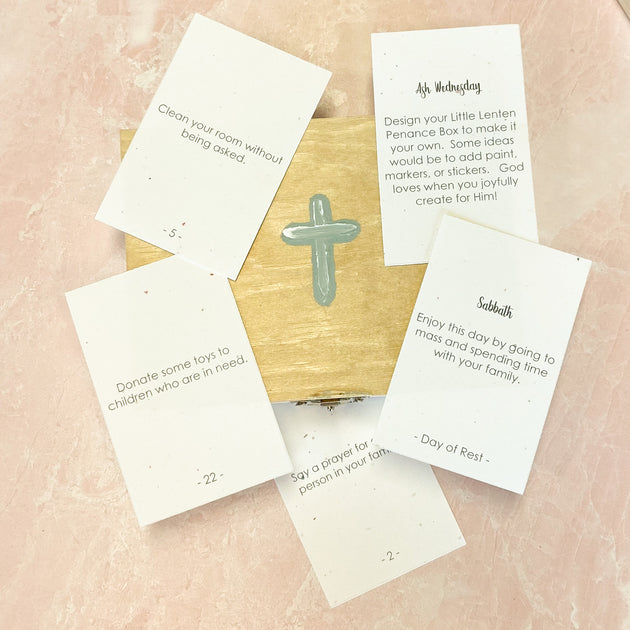 The Little Lenten Penance Box – Crossroads Collective