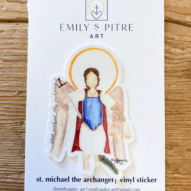 St. Michael the Archangel Sticker – Crossroads Collective