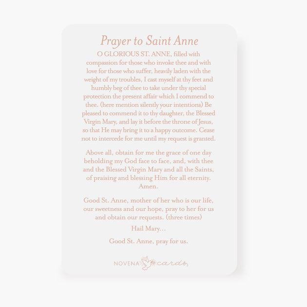 St. Anne Prayer Card | Pray For Us – Crossroads Collective